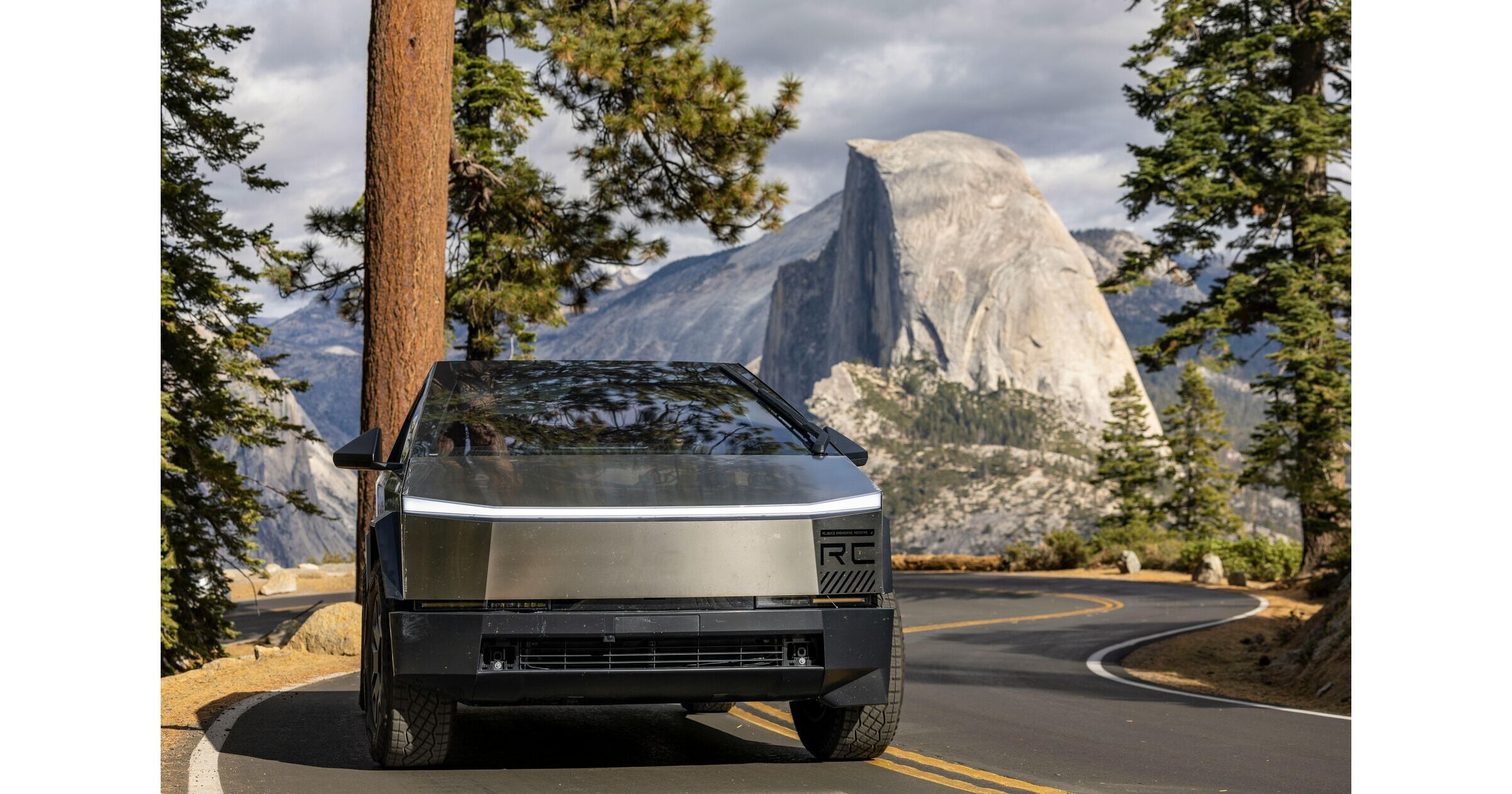 the stainless steel car