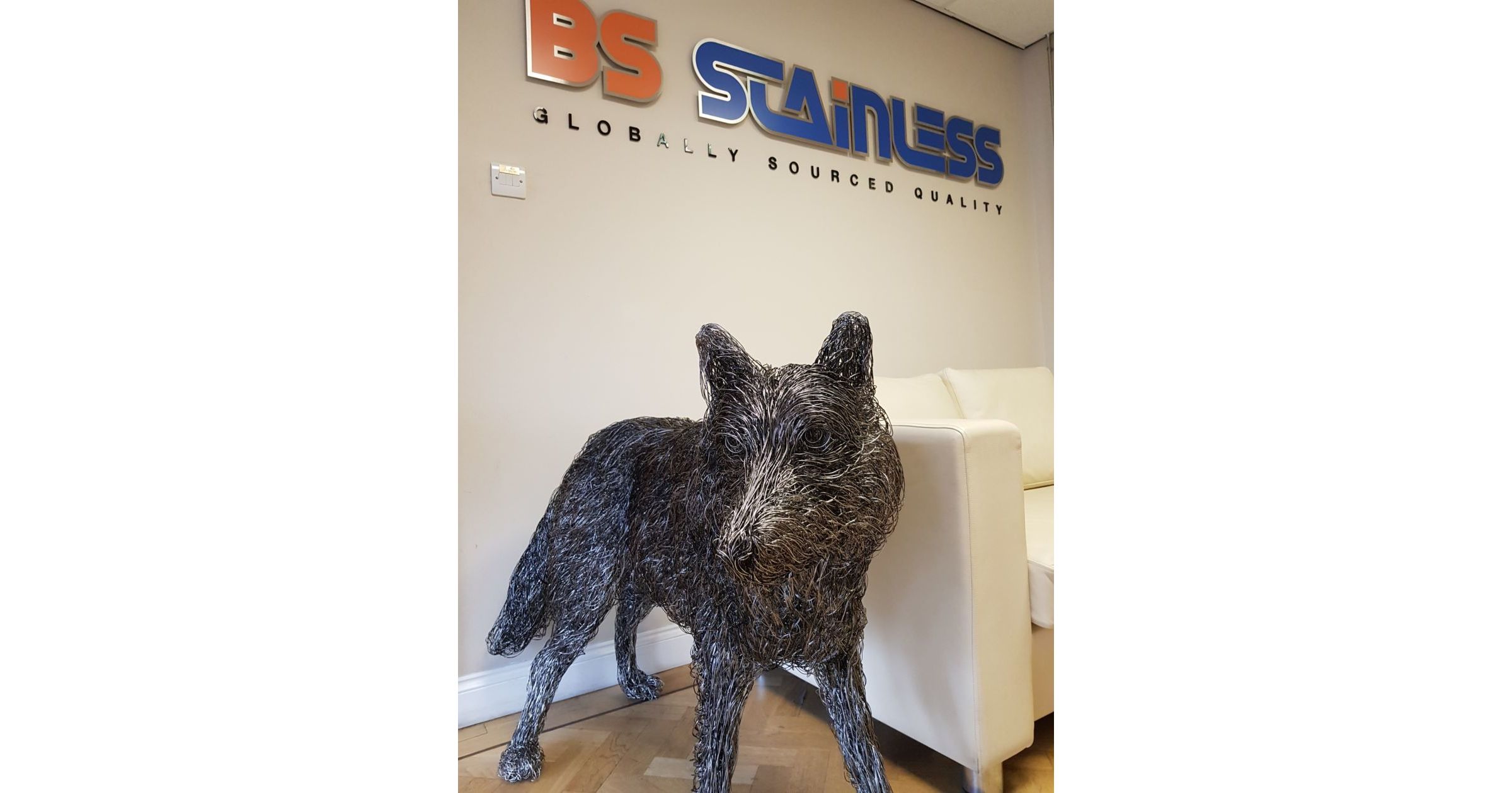 Wire Wolf: The BS Stainless Mascot